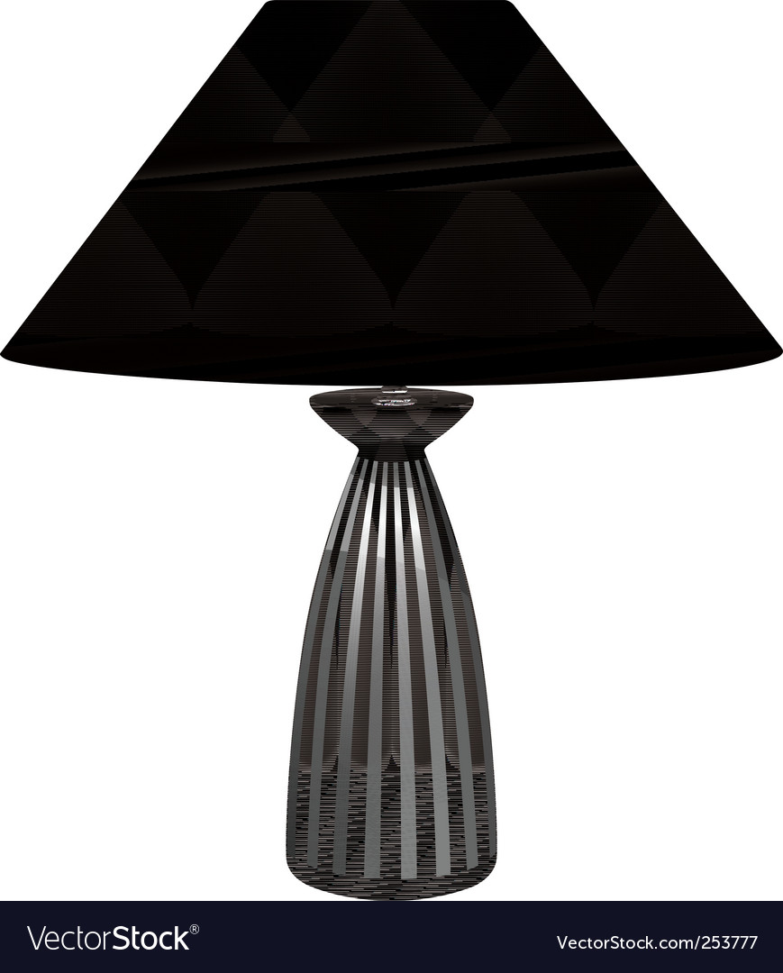 Table lamp Royalty Free Vector Image - VectorStock