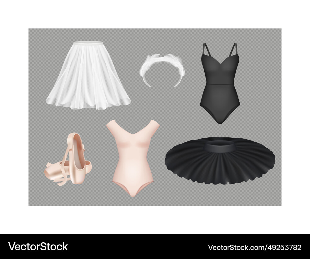 Ballet clothes fashioned performing ballerina Vector Image