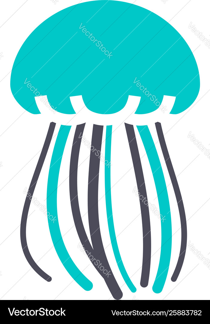 New gray turquoise icon on a white background Vector Image