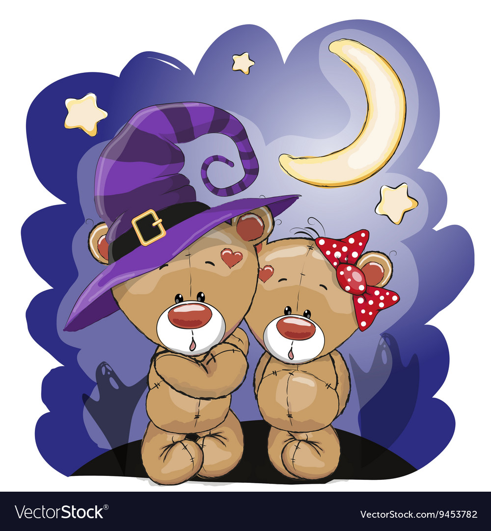 Two bears Royalty Free Vector Image - VectorStock