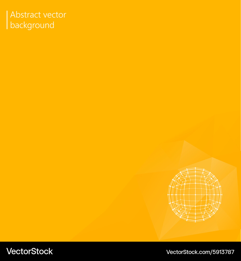 Abstract background in yellow tones icons Vector Image