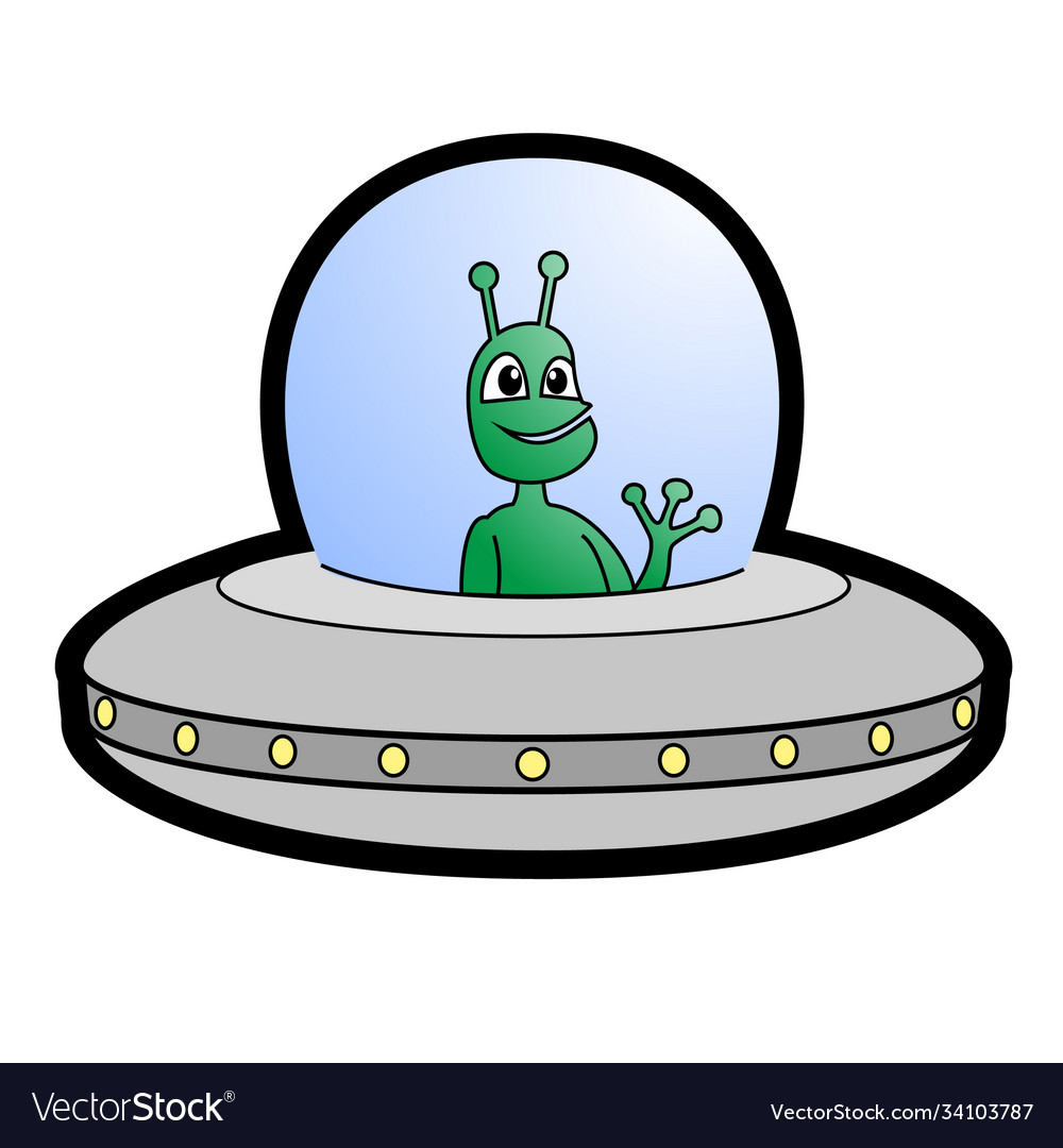 Hello alien Royalty Free Vector Image - VectorStock