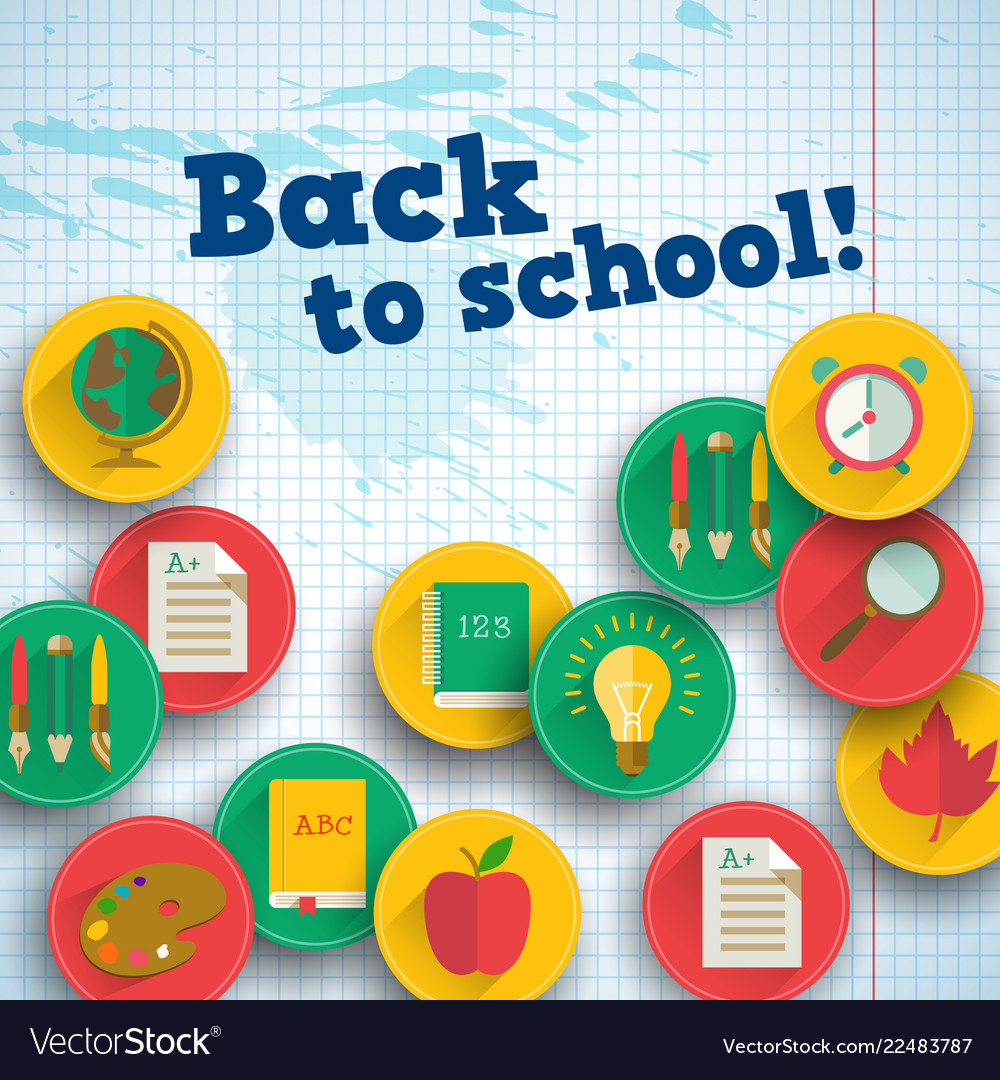 Knowledge light background Royalty Free Vector Image