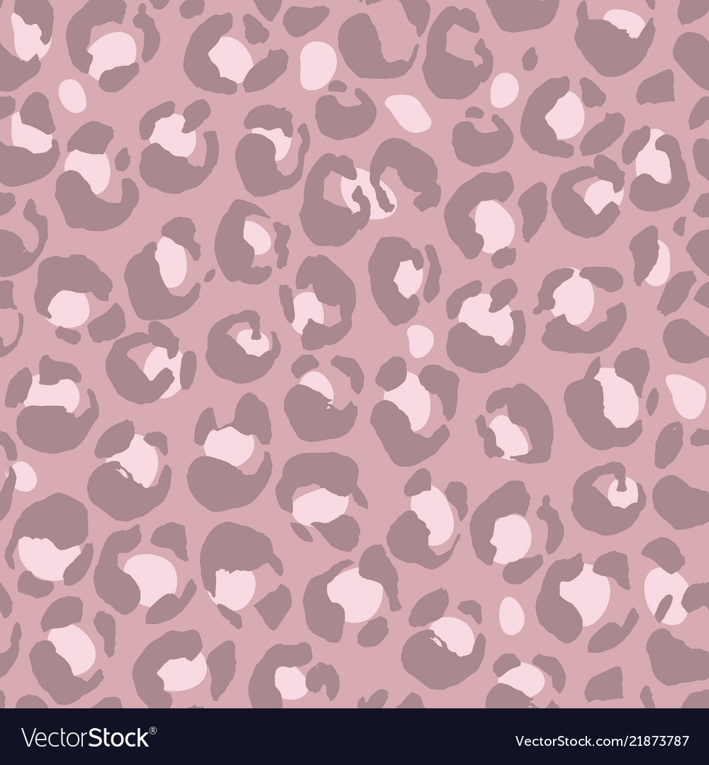 Leopard print seamless pattern Royalty Free Vector Image