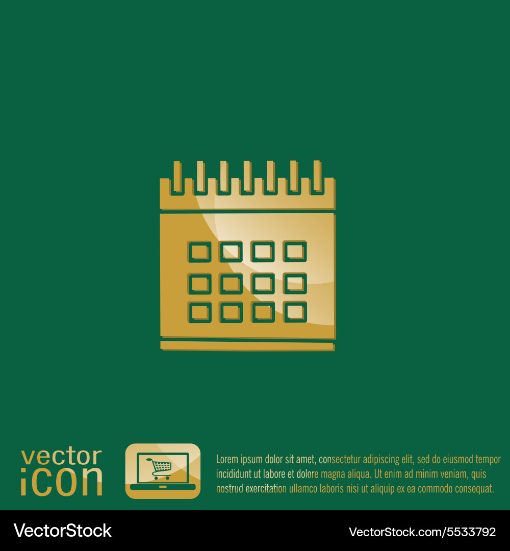 Calendar Royalty Free Vector Image - VectorStock