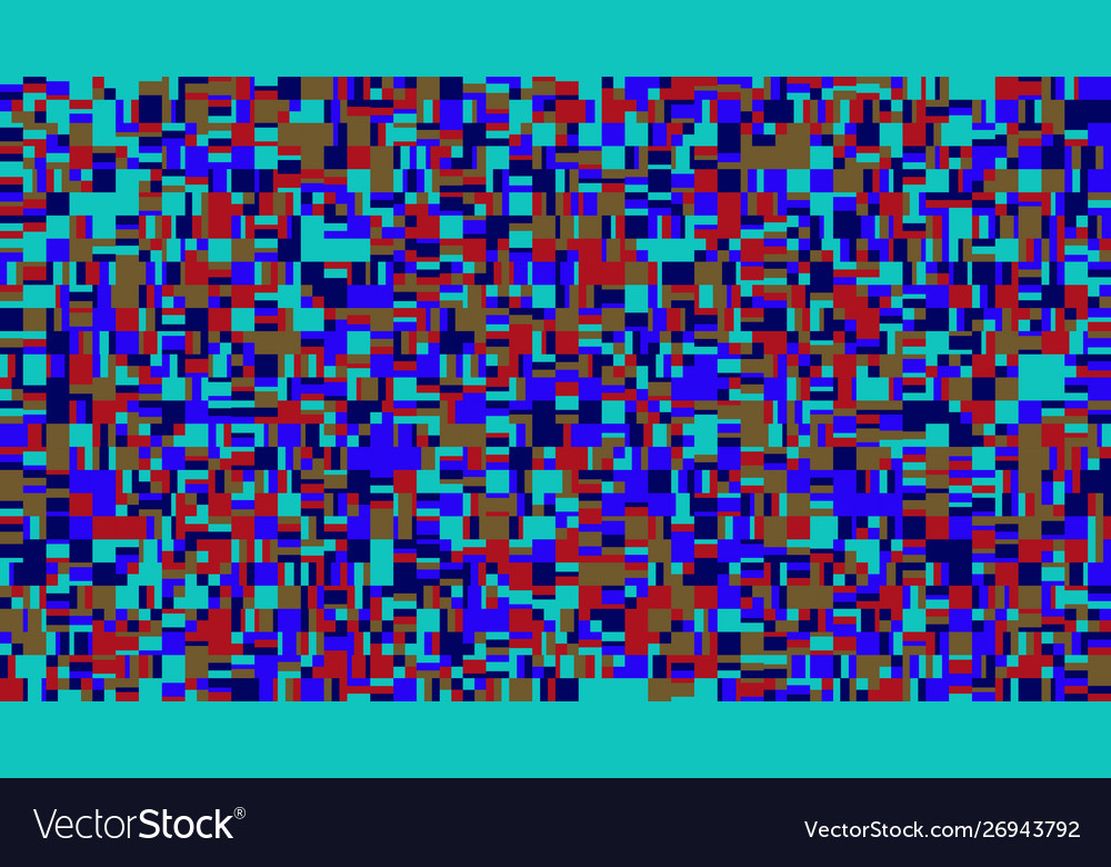 Random colorful rectangle mosaic pattern Vector Image