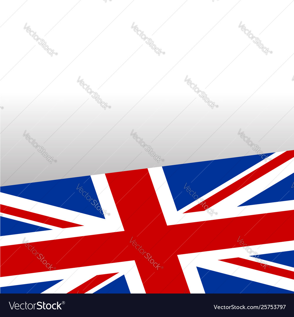 British flag frame background Royalty Free Vector Image