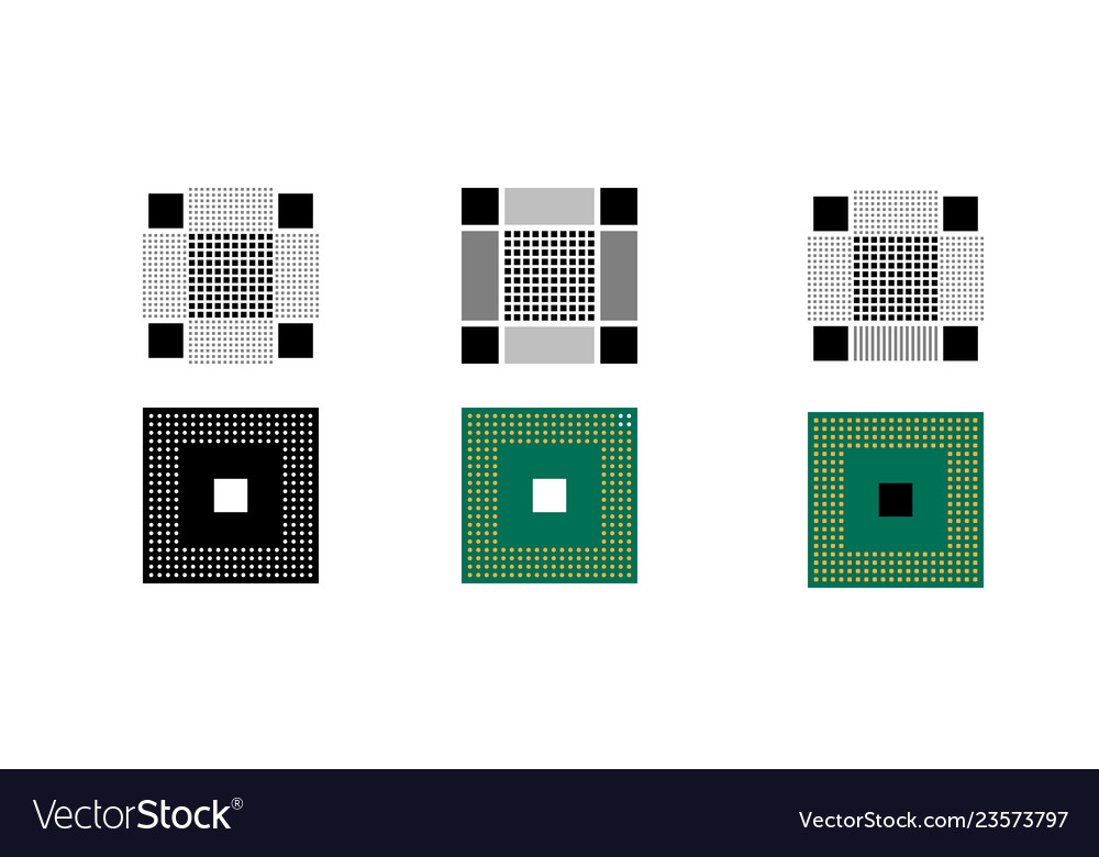 Chip logo Royalty Free Vector Image - VectorStock