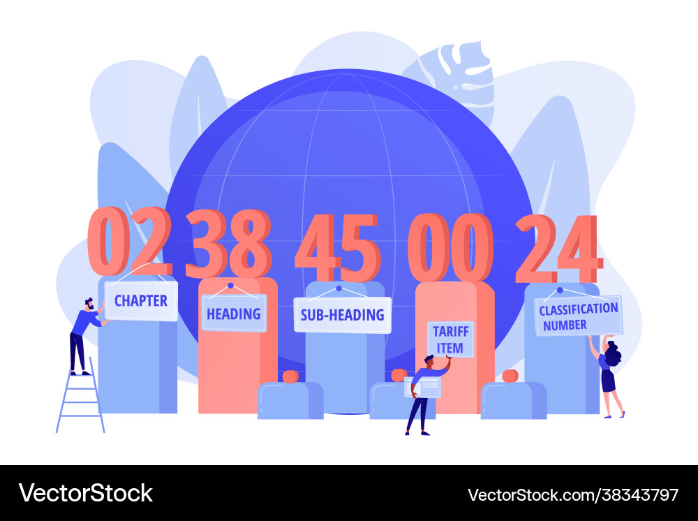 Harmonized system concept Royalty Free Vector Image