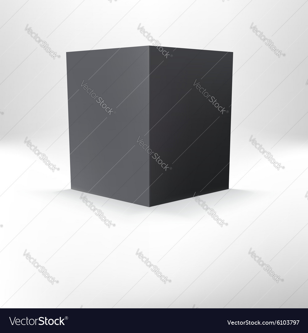Open folder template standing Royalty Free Vector Image