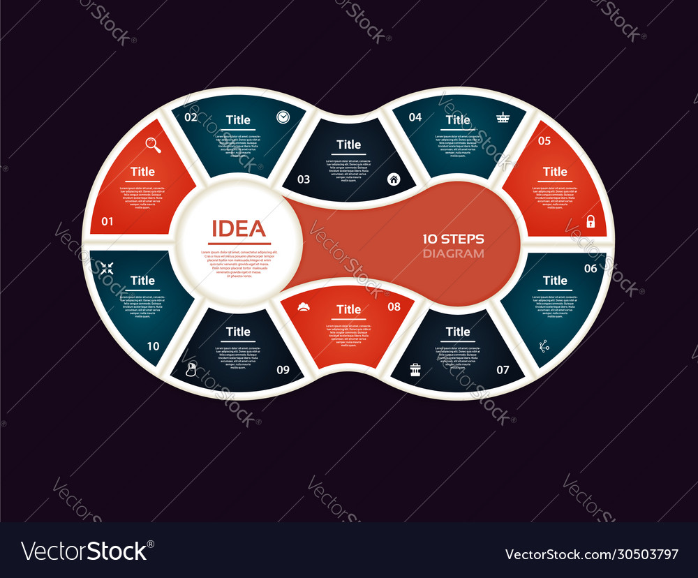 Progress background template for diagram graph Vector Image