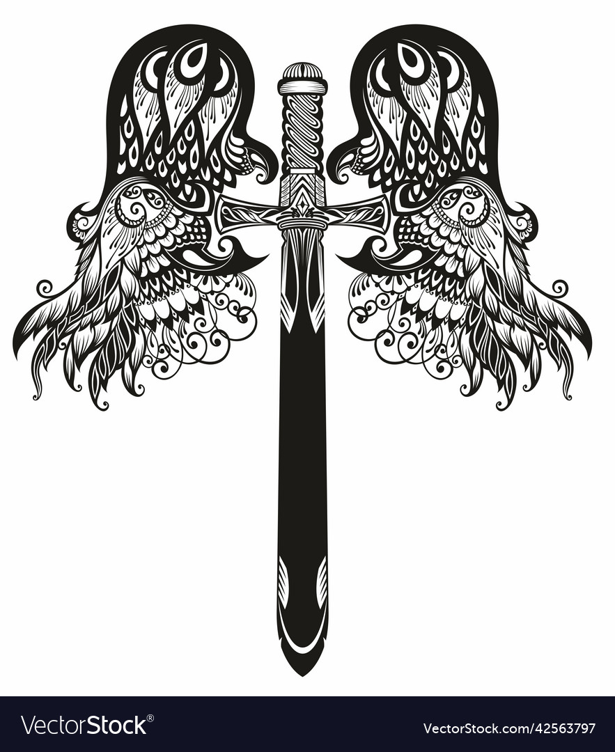 Sword Royalty Free Vector Image - VectorStock