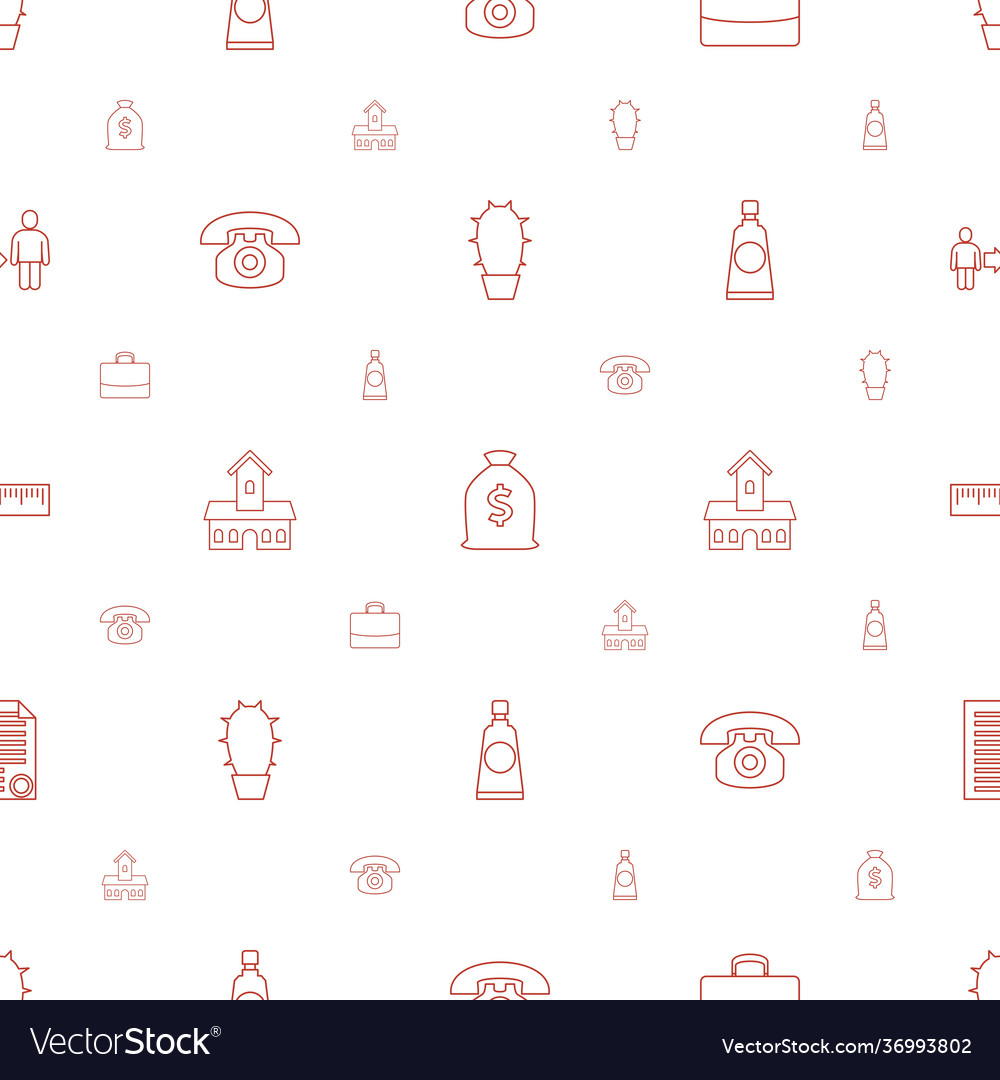 Button icons pattern seamless white background Vector Image