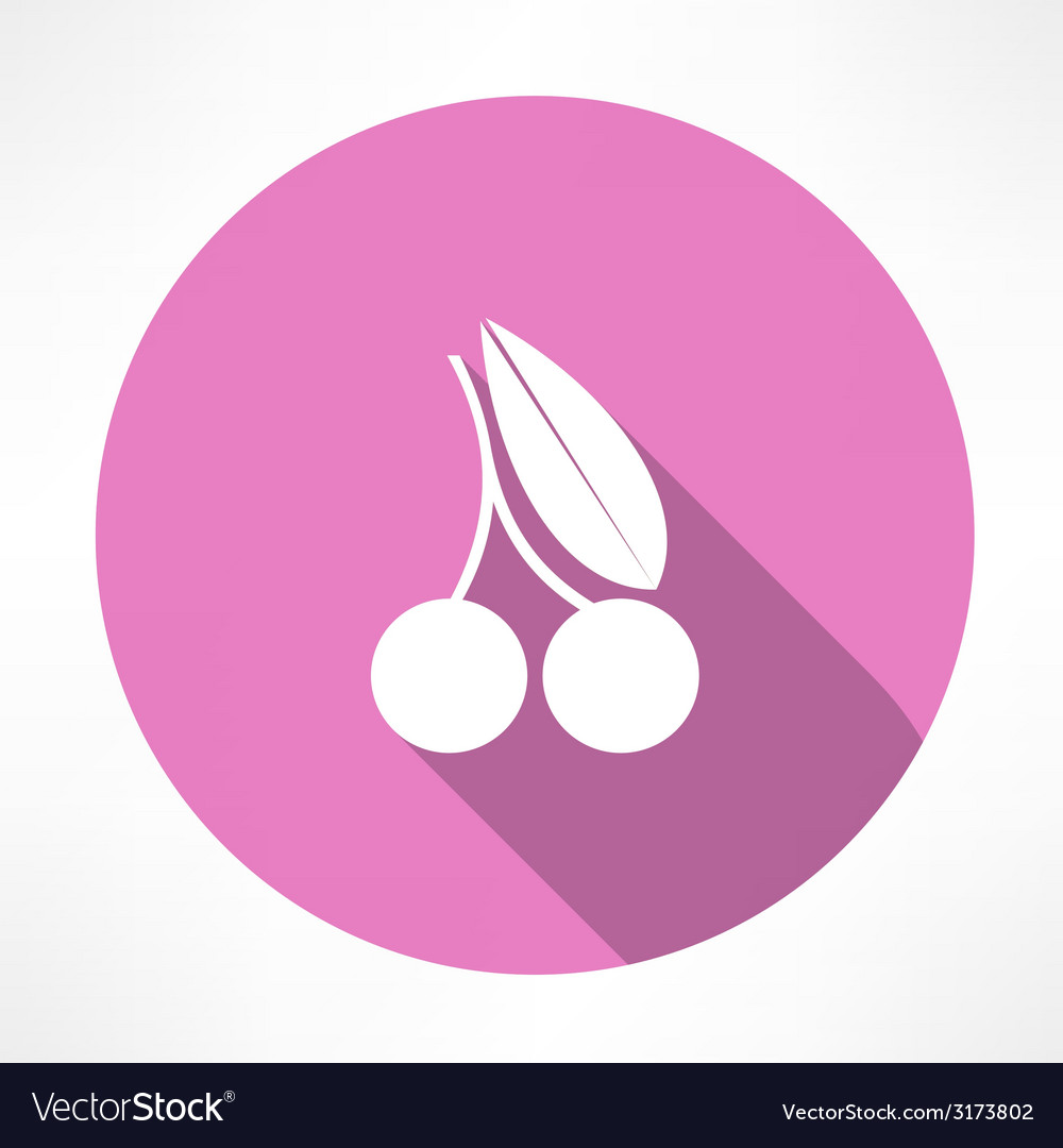 Cherry icon Royalty Free Vector Image - VectorStock