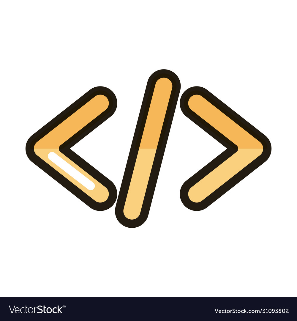 Coding language development internet web Vector Image