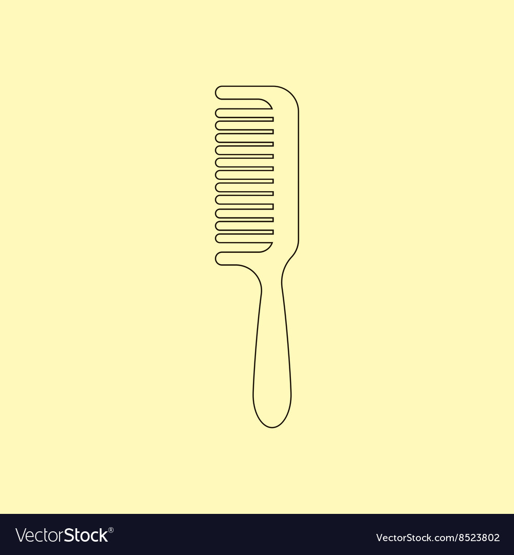 Comb icon Royalty Free Vector Image - VectorStock