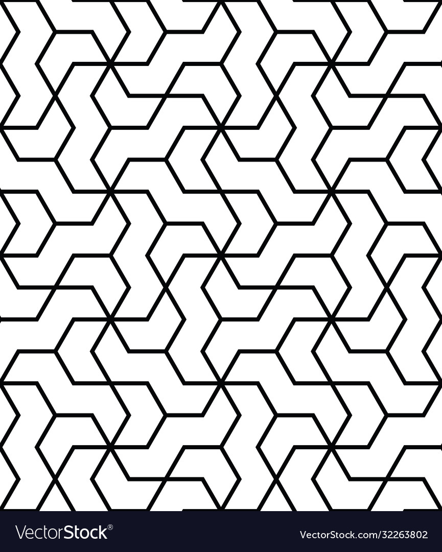 Islamic geometric seamless pattern Royalty Free Vector Image