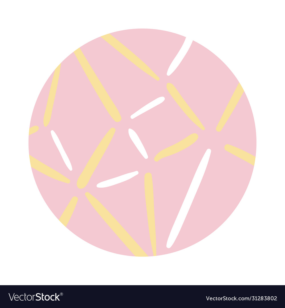 Lines organic pattern block style Royalty Free Vector Image