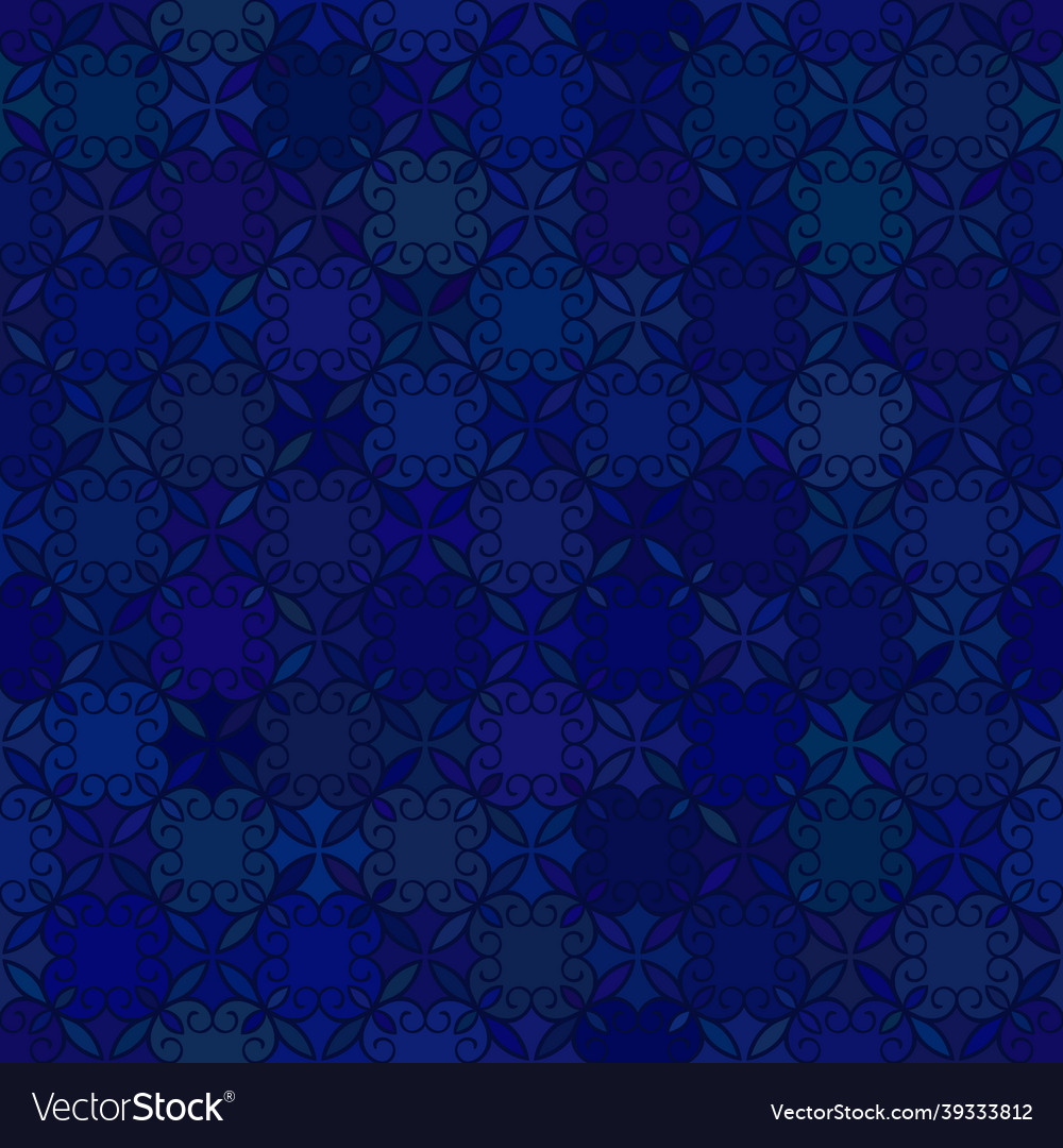 Abstract background seamless dark blue pattern Vector Image