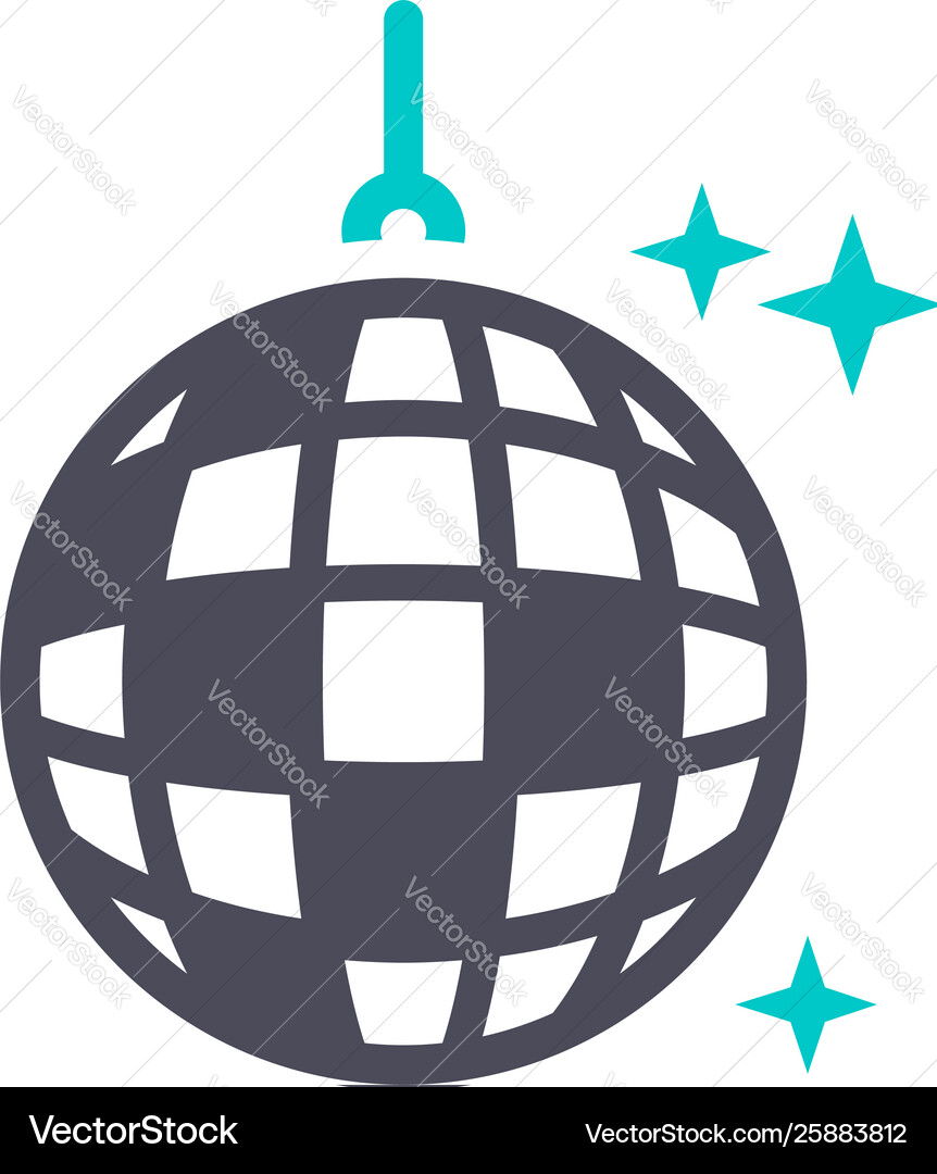 New gray turquoise icon on a white background Vector Image