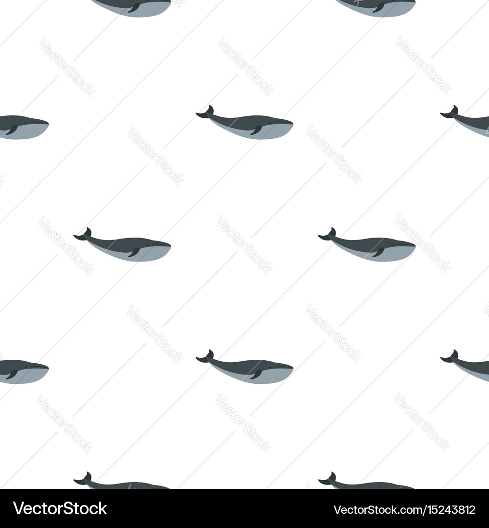 Whale pattern seamless Royalty Free Vector Image
