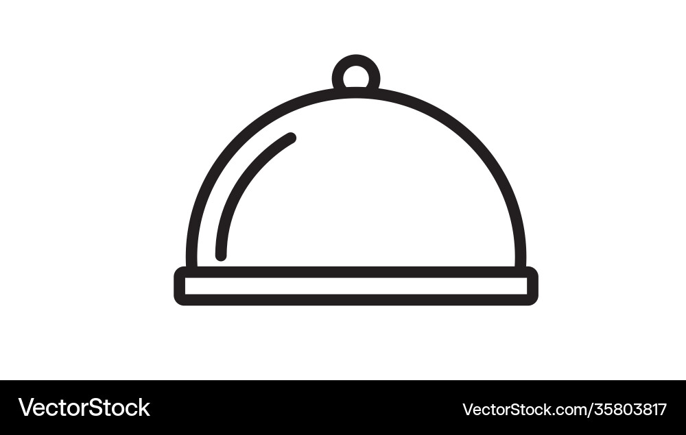 Black and white simple flat food icon Royalty Free Vector
