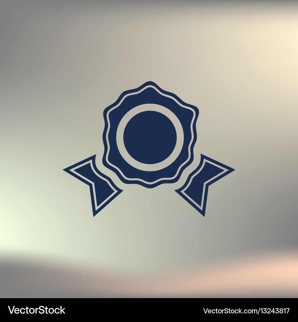 Icon of seal Royalty Free Vector Image - VectorStock