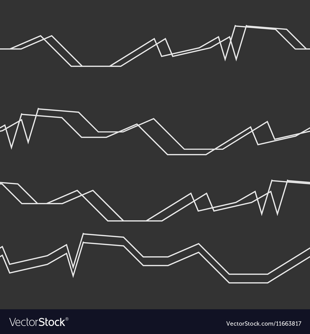 Seamless abstract horizontal lines pattern Vector Image
