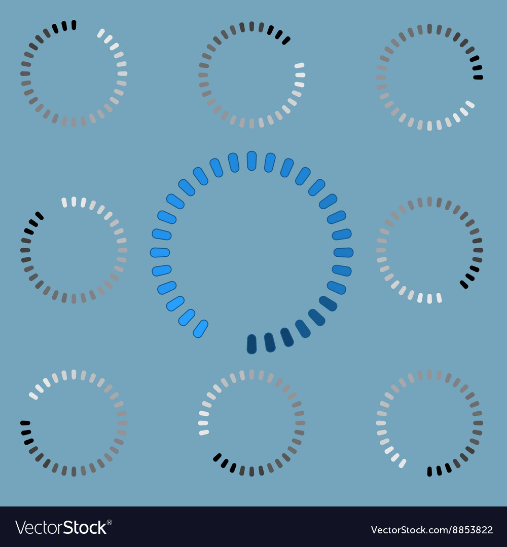 Round preloader animation frame Royalty Free Vector Image Round preloader animation frame Royalty Free Vector Image