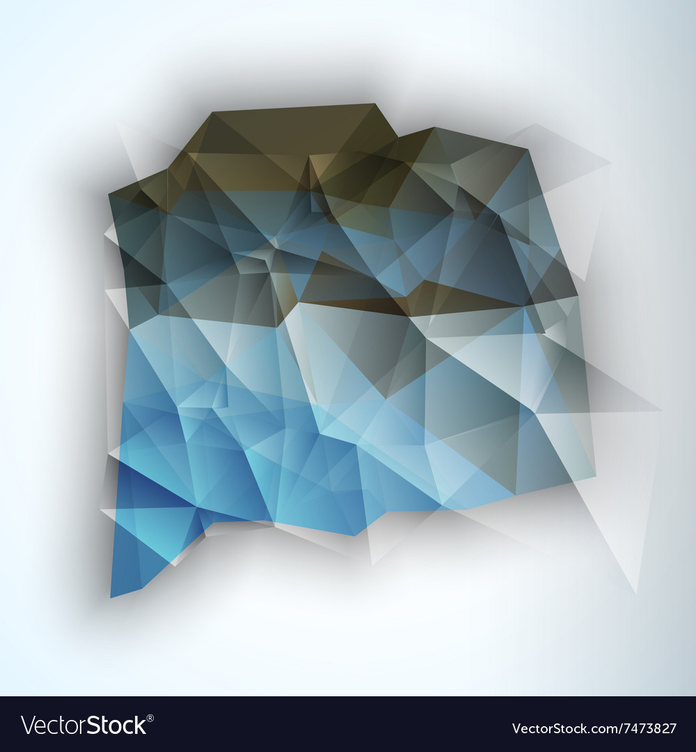 Geometric triangular abstract modern Royalty Free Vector