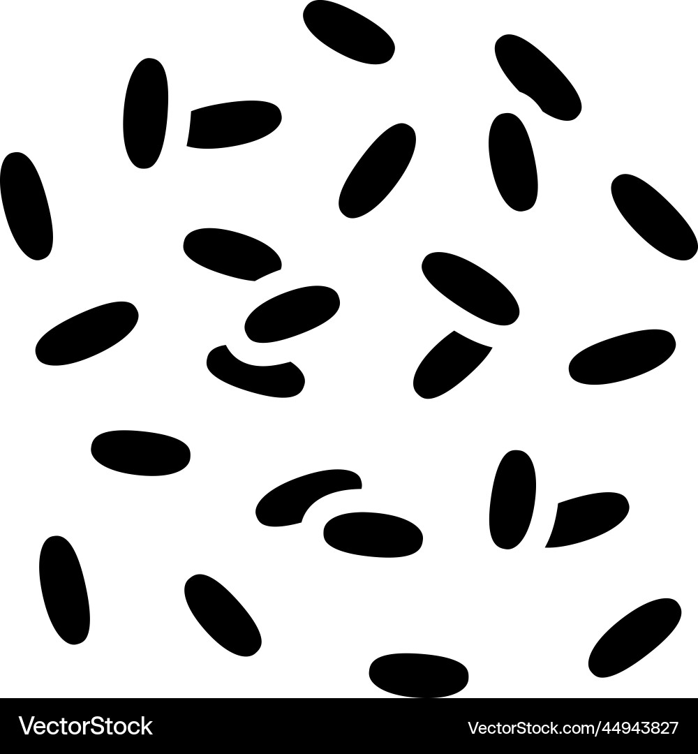 Rice grain healthy glyph icon Royalty Free Vector Image