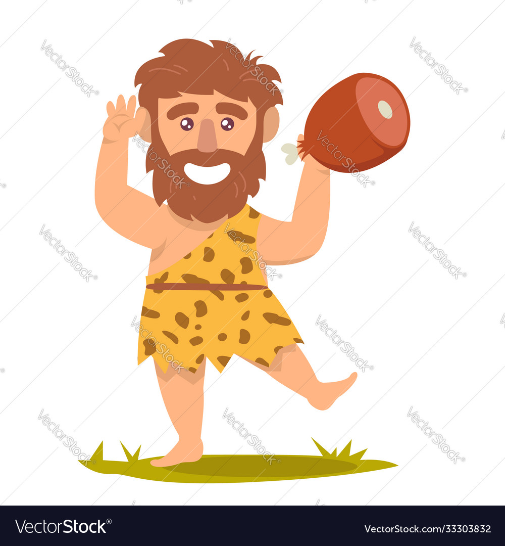 Caveman Royalty Free Vector Image - VectorStock