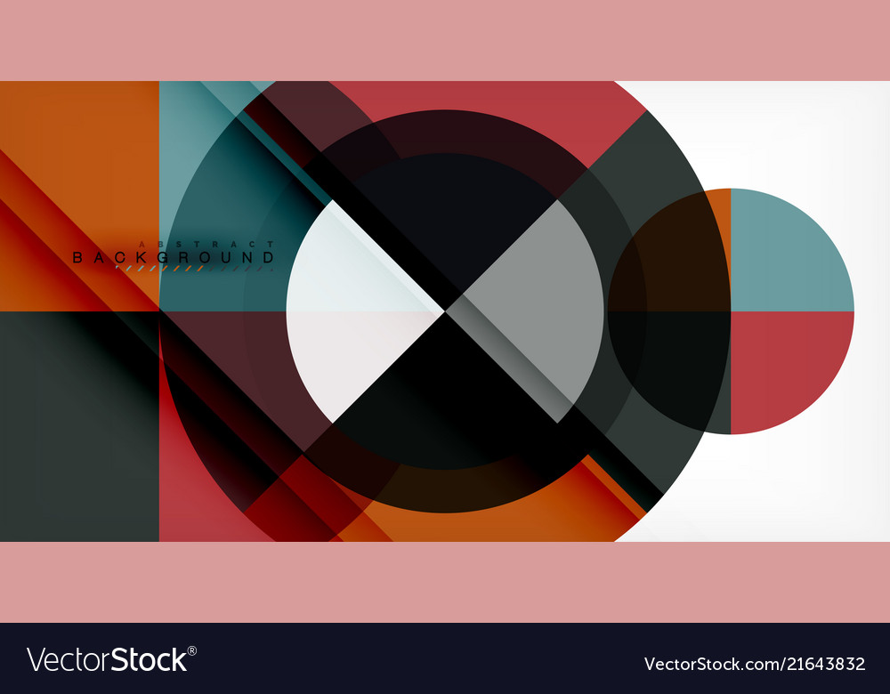 Circle abstract background Royalty Free Vector Image
