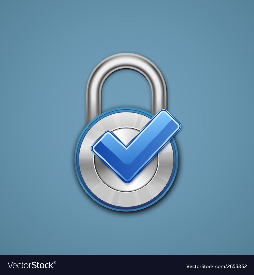 Combination lock Royalty Free Vector Image - VectorStock