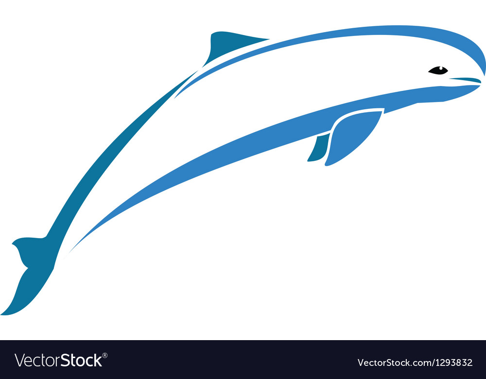Dolphin Royalty Free Vector Image - VectorStock
