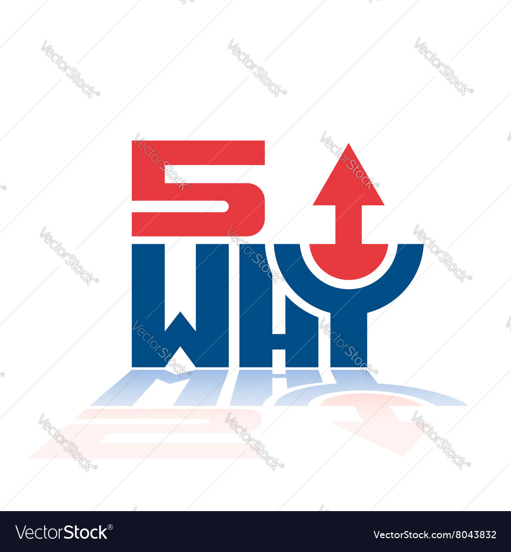 Five why method up arrow Royalty Free Vector Image