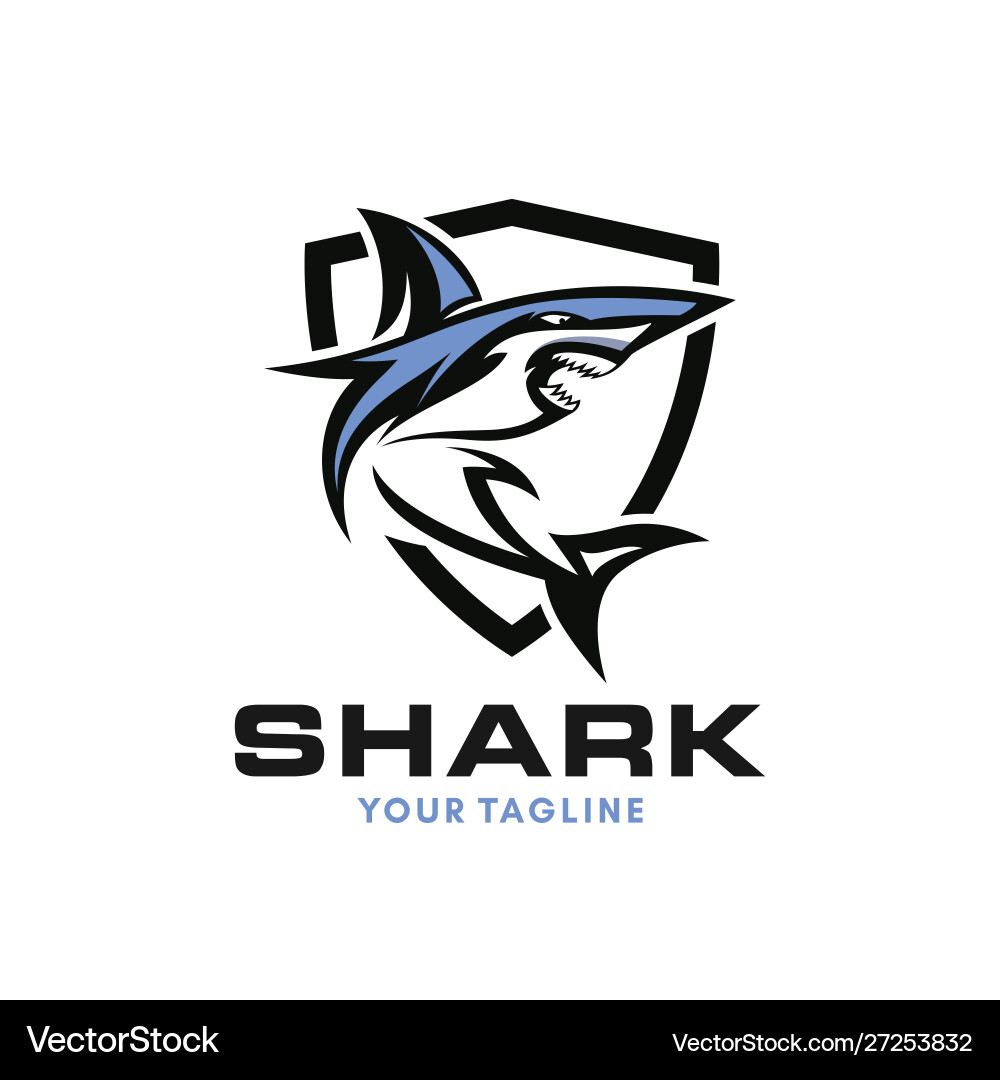 Shark logo images stock Royalty Free Vector Image