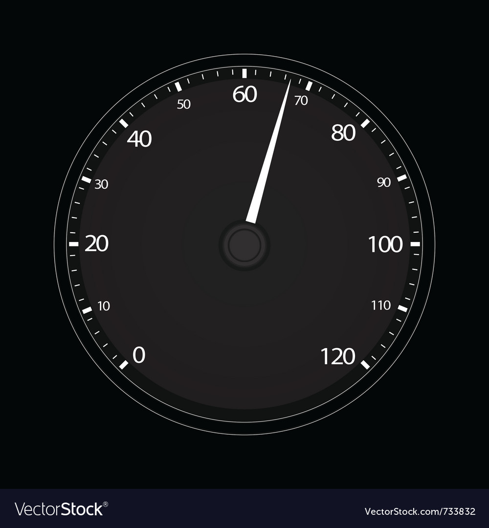 Tachometer icon Royalty Free Vector Image - VectorStock