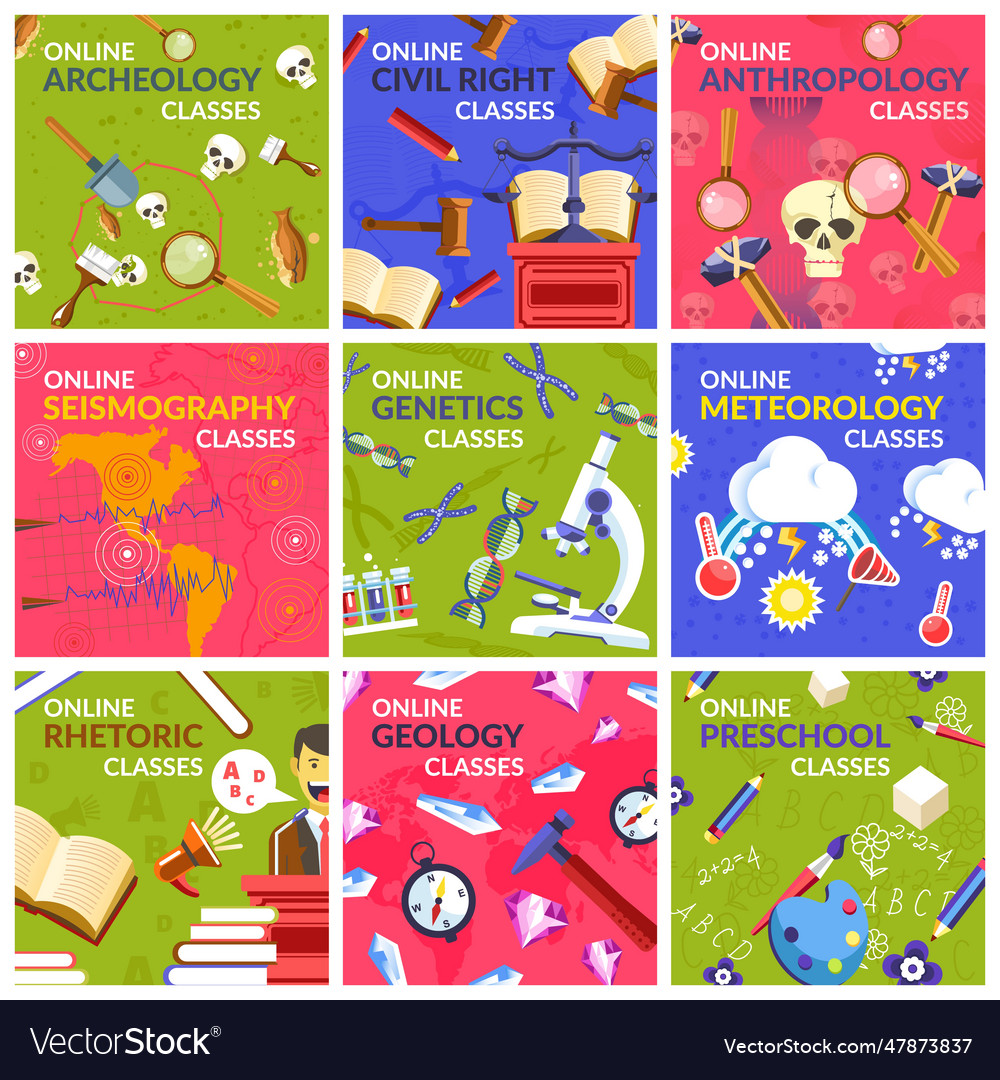 Online classes Royalty Free Vector Image - VectorStock