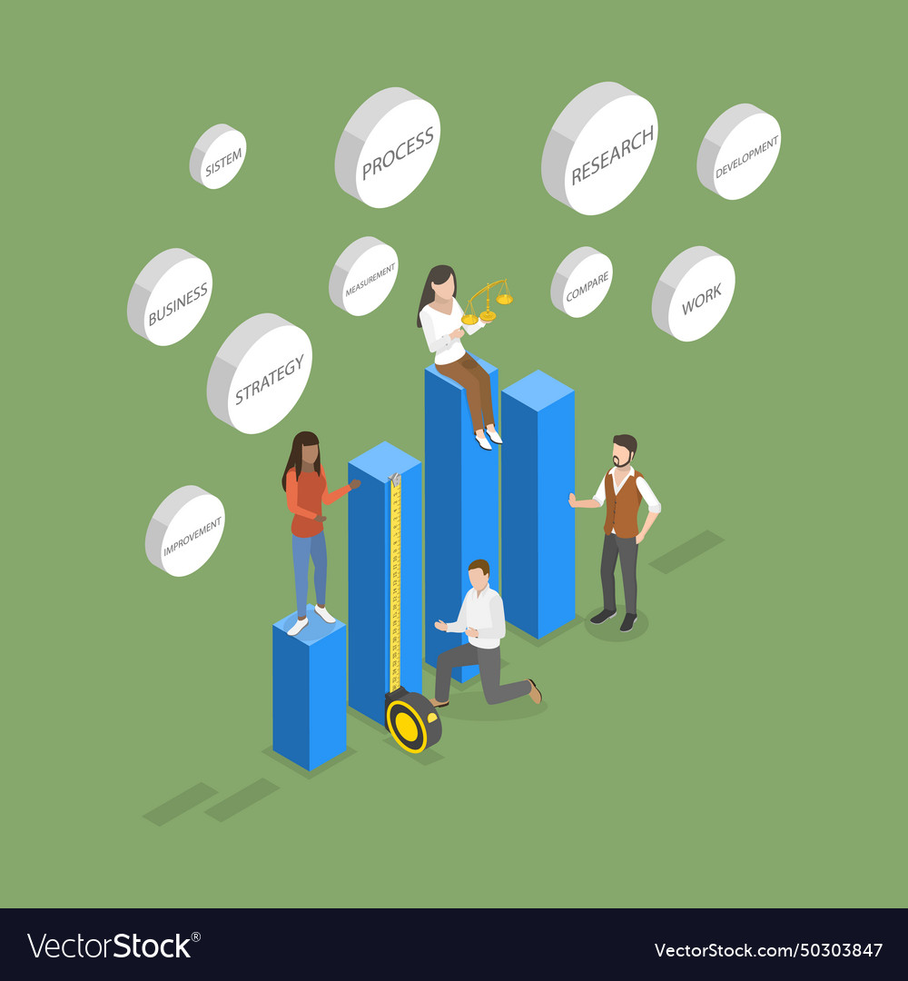 3d isometric flat Royalty Free Vector Image - VectorStock