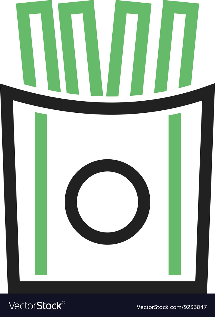 Fries Royalty Free Vector Image - VectorStock