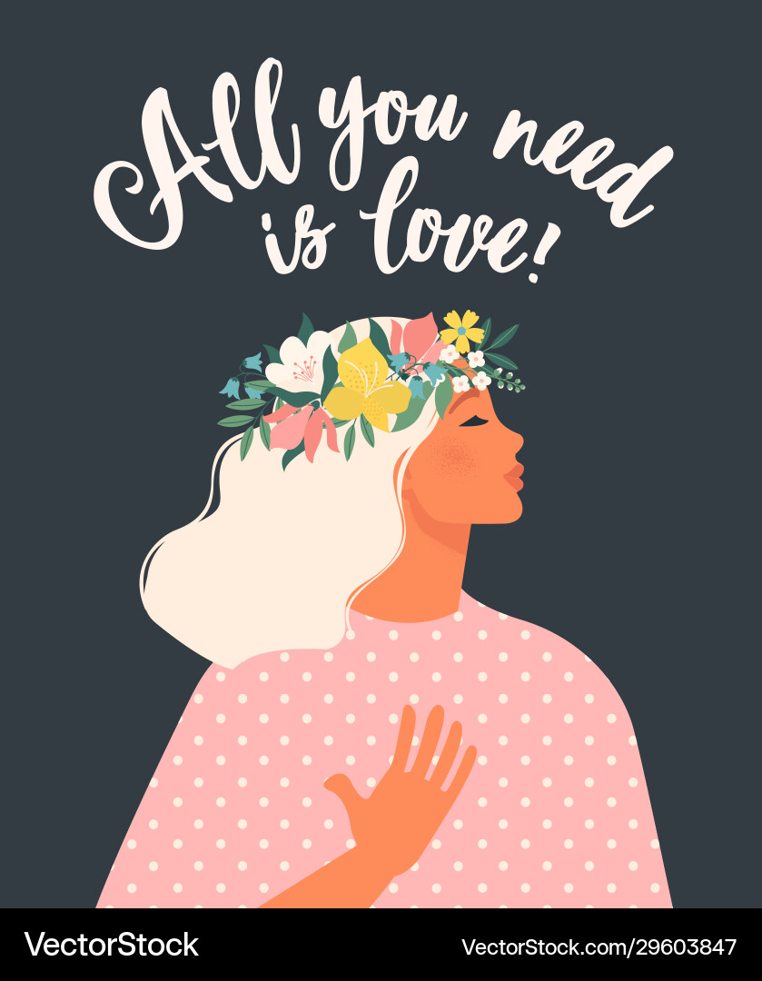 Happy womens day template for a spring banner Vector Image