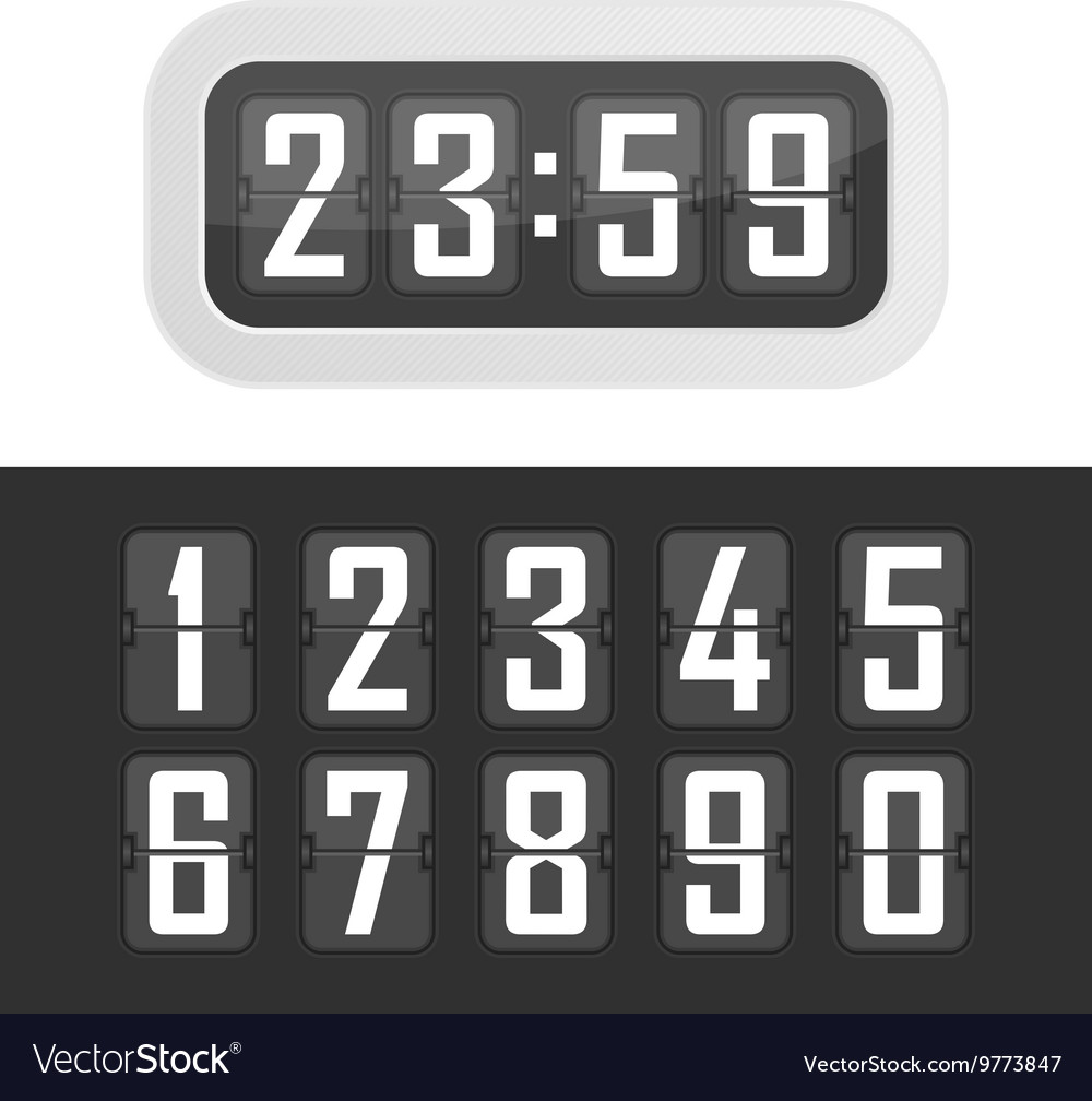 Time clock Royalty Free Vector Image - VectorStock