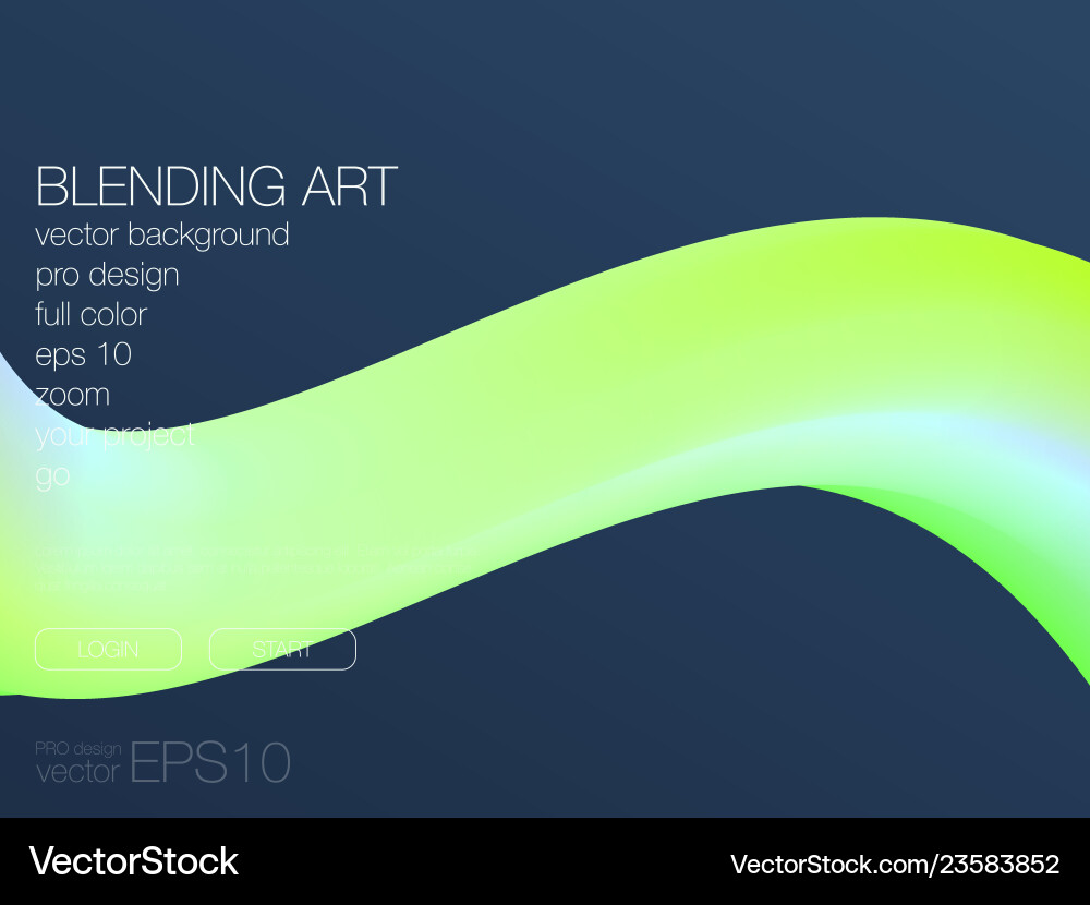 Abstract blend background template for web site Vector Image