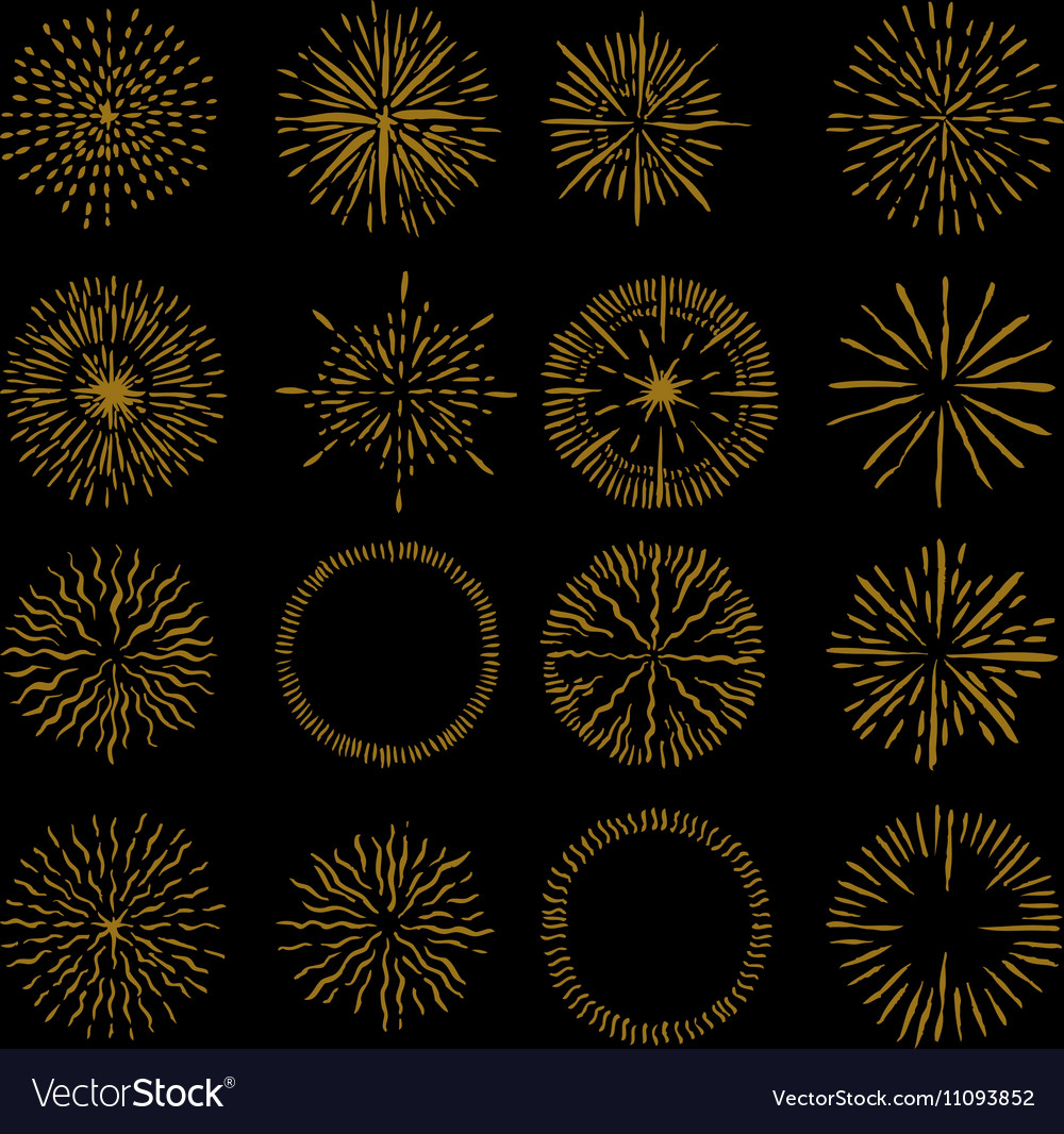 Beam set Royalty Free Vector Image - VectorStock