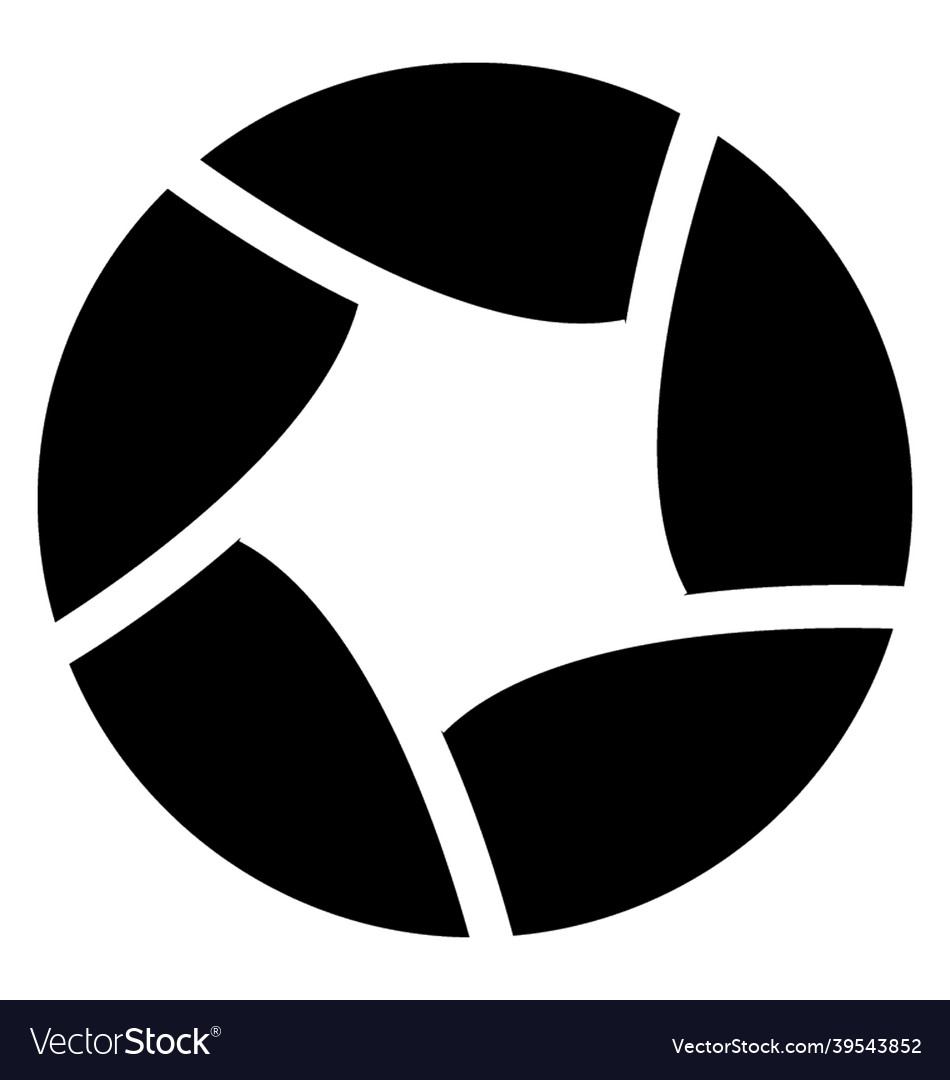 Camera shutter Royalty Free Vector Image - VectorStock