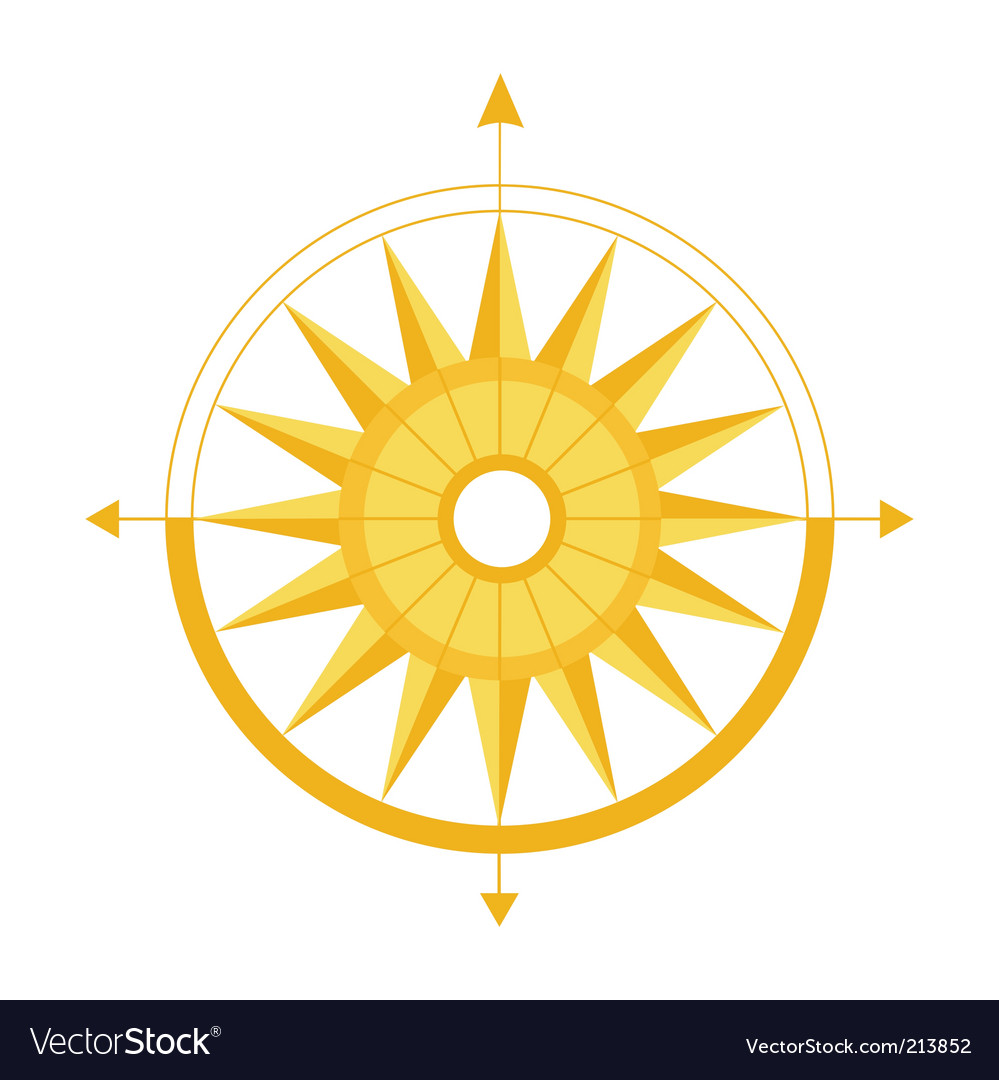 Compass Royalty Free Vector Image - VectorStock