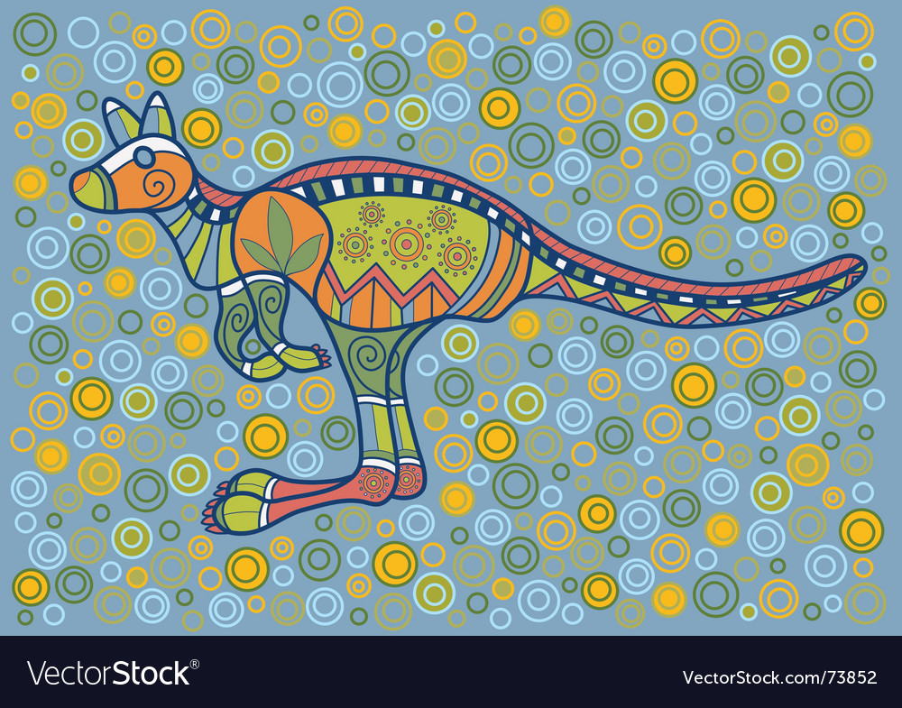 Kangaroo Royalty Free Vector Image - VectorStock
