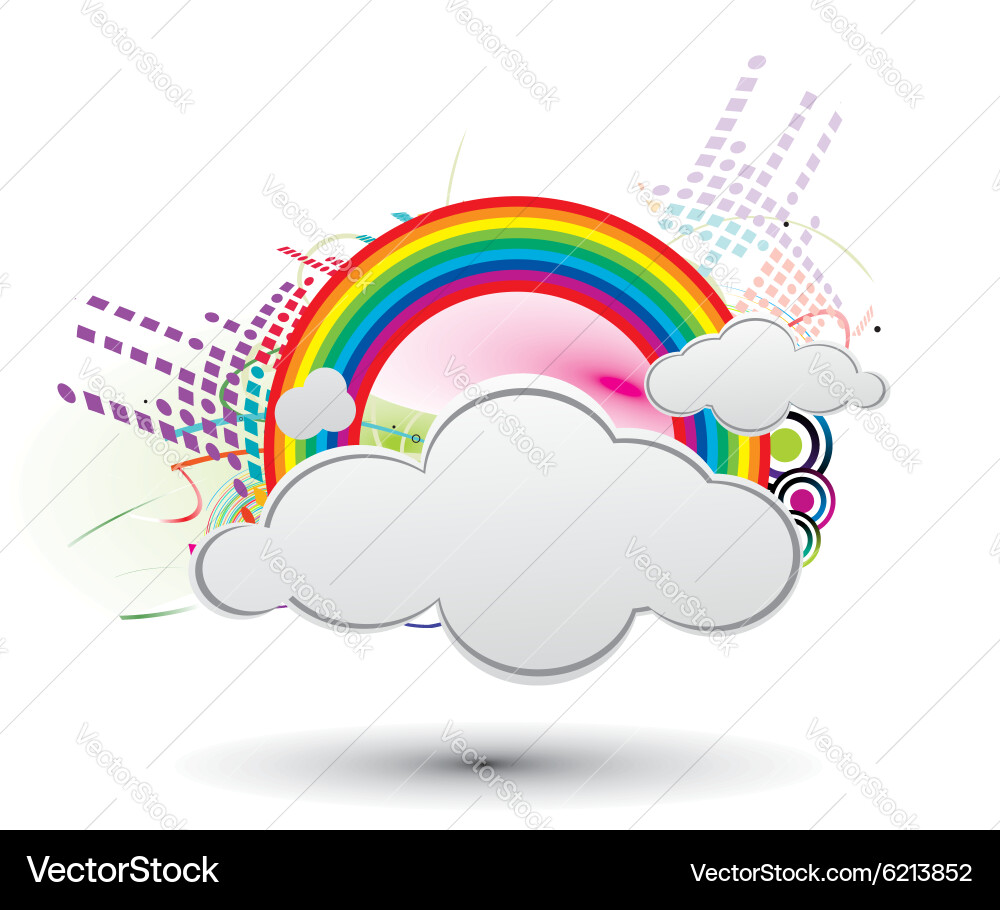 Rainbow background Royalty Free Vector Image - VectorStock