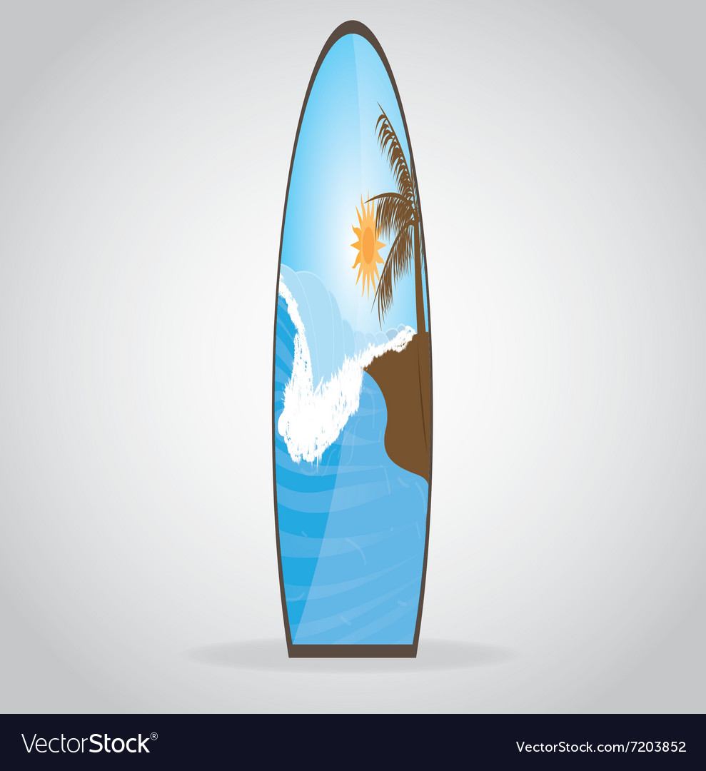 Surfboard Royalty Free Vector Image - VectorStock